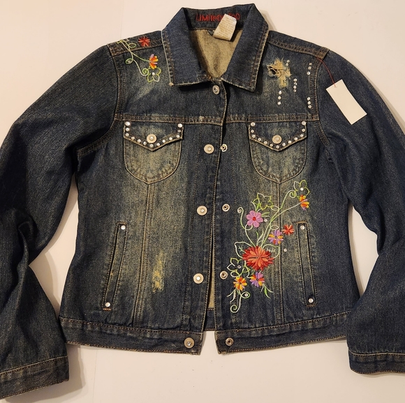 Limited Too | Jackets & Coats | Limited Too Girls Blue Jean Jacket ...